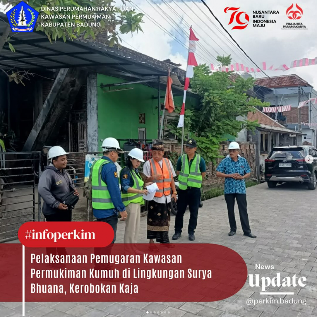 Pelaksanaan Pemugaran Kawasan Permukiman Kumuh di Lingkungan Surya ...